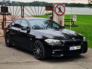 Black BMW 5 Series 2012 in Tallinn, with an engine capacity of 3.00 L and mileage of 286 thousand km for 12500 €, photo 5 on AUTOMOTO.COM.LV