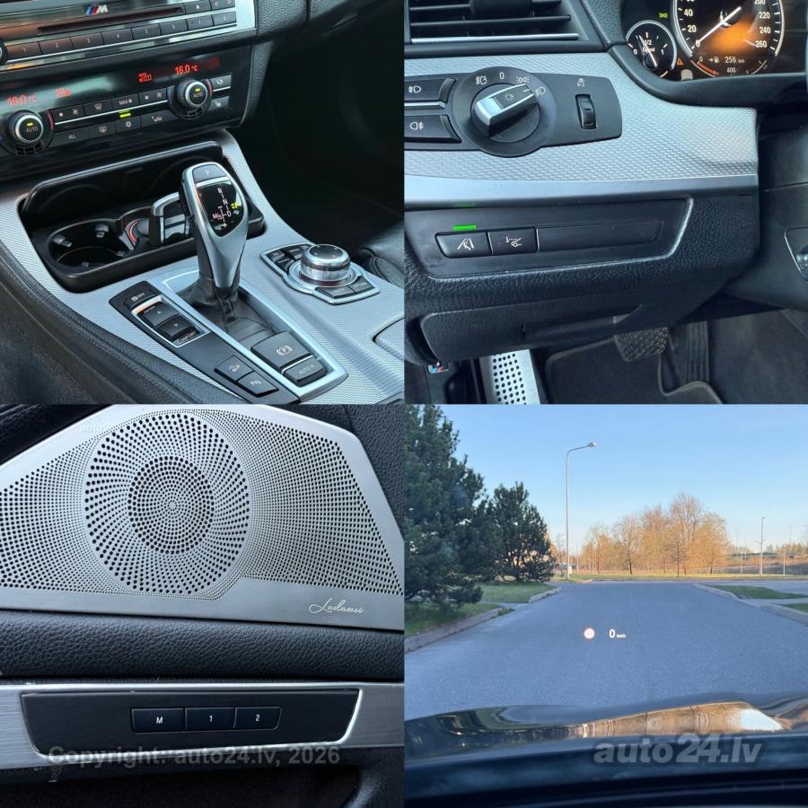 Melns BMW 5 Series 2012 Tartu, ar dzinēja tilpumu 3.00 L un nobraukumu 265 tūkst. km par 14200 €, foto 10 vietnē AUTOMOTO.COM.LV