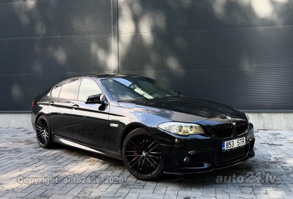 Black BMW 5 Series 2012 in Tartu, with an engine capacity of 3.00 L and mileage of 270 thousand km for 10900 €, photo 2 on AUTOMOTO.COM.LV