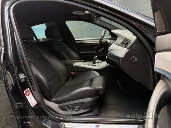 Black BMW 5 Series 2012 in Tartu, with an engine capacity of 3.00 L and mileage of 270 thousand km for 10900 €, photo 10 on AUTOMOTO.COM.LV