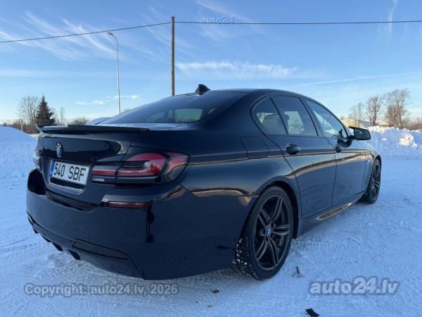 Black BMW 5 Series 2013 in Tallinn, with an engine capacity of 2.00 L and mileage of 220 thousand km for 6550 €, photo 3 on AUTOMOTO.COM.LV