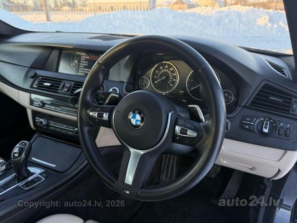 Black BMW 5 Series 2013 in Tallinn, with an engine capacity of 2.00 L and mileage of 220 thousand km for 6550 €, photo 10 on AUTOMOTO.COM.LV
