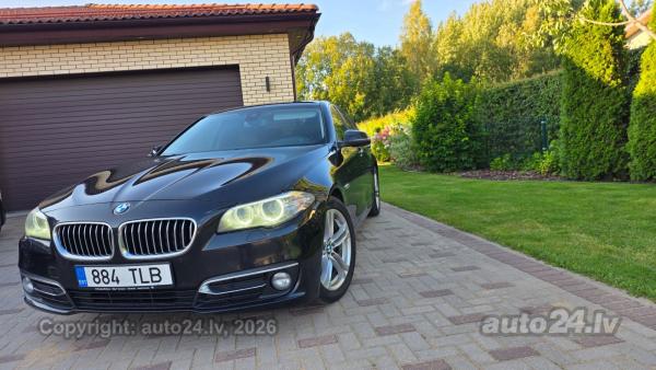 Black BMW 5 Series 2013 in Tartu, with an engine capacity of 2.00 L and mileage of 258 thousand km for 11900 €, photo 1 on AUTOMOTO.COM.LV