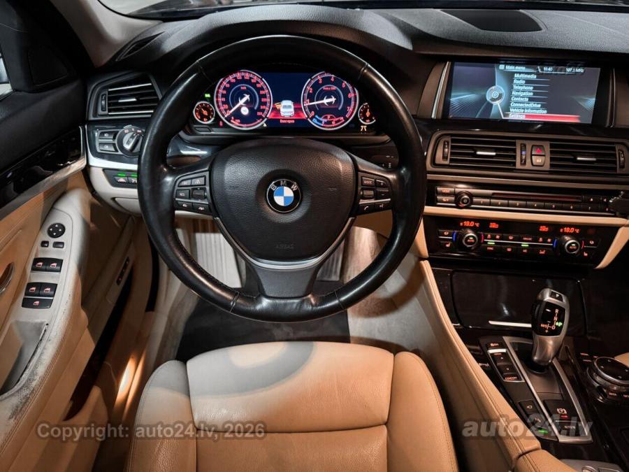 Melns BMW 5 Series 2014 Tallina, ar dzinēja tilpumu 2.00 L un nobraukumu 210 tūkst. km par 12500 €, foto 5 vietnē AUTOMOTO.COM.LV