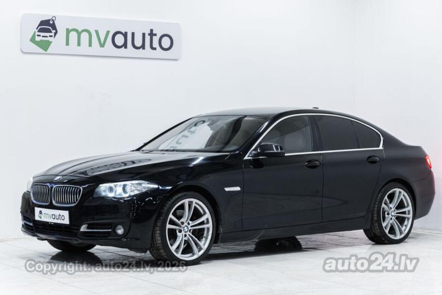 Black BMW 5 Series 2014 in Tallinn, with an engine capacity of 2.00 L and mileage of 254 thousand km for 10990 €, photo 1 on AUTOMOTO.COM.LV