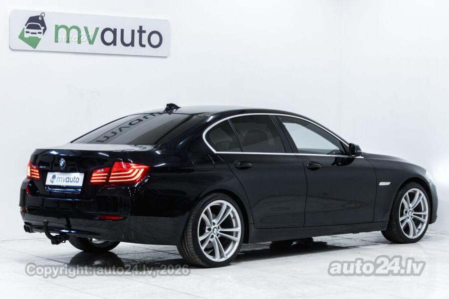 Black BMW 5 Series 2014 in Tallinn, with an engine capacity of 2.00 L and mileage of 254 thousand km for 10990 €, photo 2 on AUTOMOTO.COM.LV