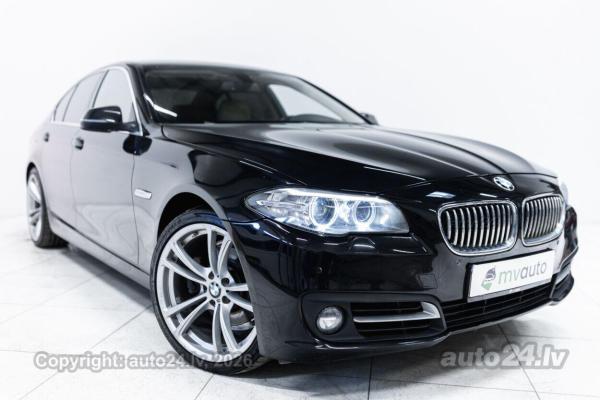 Black BMW 5 Series 2014 in Tallinn, with an engine capacity of 2.00 L and mileage of 254 thousand km for 10990 €, photo 5 on AUTOMOTO.COM.LV