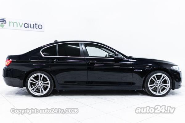 Black BMW 5 Series 2014 in Tallinn, with an engine capacity of 2.00 L and mileage of 254 thousand km for 10990 €, photo 9 on AUTOMOTO.COM.LV