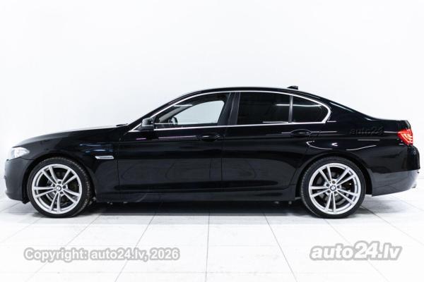 Black BMW 5 Series 2014 in Tallinn, with an engine capacity of 2.00 L and mileage of 254 thousand km for 10990 €, photo 10 on AUTOMOTO.COM.LV