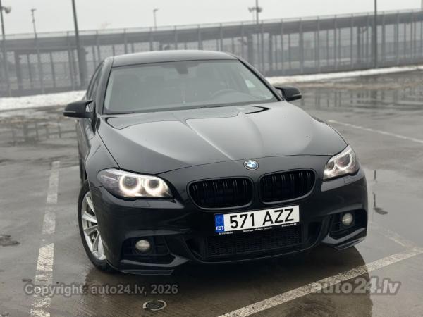 Melns BMW 5 Series 2014 Tallina, ar dzinēja tilpumu 2.00 L un nobraukumu 198 tūkst. km par 14100 €, foto 1 vietnē AUTOMOTO.COM.LV
