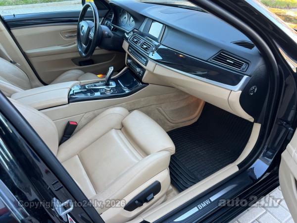 Black BMW 5 Series 2014 in Tartu, with an engine capacity of 2.00 L and mileage of 317 thousand km for 9900 €, photo 6 on AUTOMOTO.COM.LV