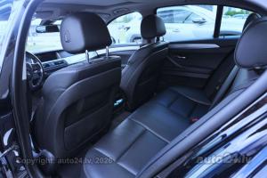 Black BMW 5 Series 2014 in Riga, with an engine capacity of 2.00 L and mileage of 275 thousand km for 11490 €, photo 8 on AUTOMOTO.COM.LV