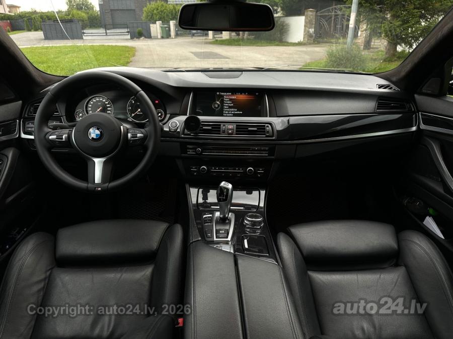 Black BMW 5 Series 2014 in Tallinn, with an engine capacity of 3.00 L and mileage of 311 thousand km for 13500 €, photo 4 on AUTOMOTO.COM.LV