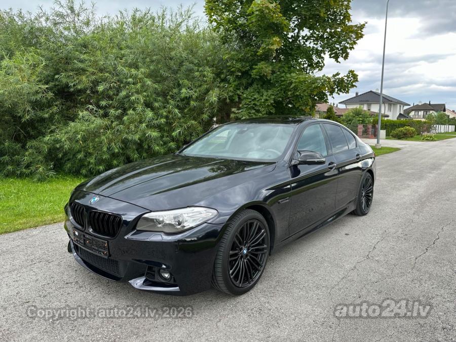 Black BMW 5 Series 2014 in Tallinn, with an engine capacity of 3.00 L and mileage of 311 thousand km for 13500 €, photo 7 on AUTOMOTO.COM.LV