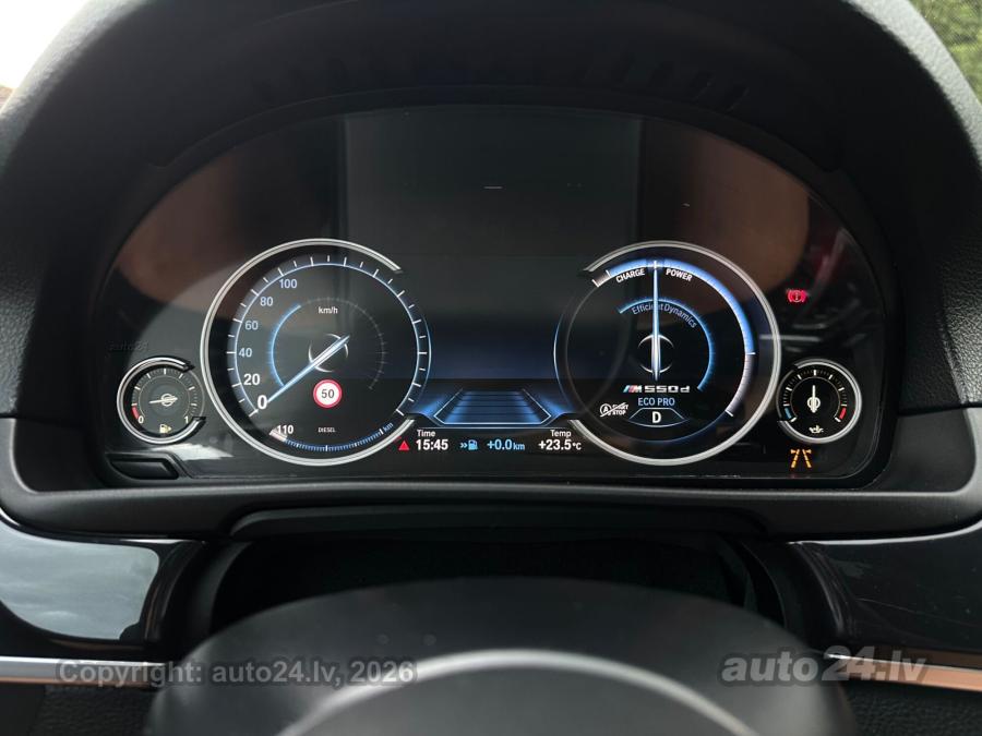 Black BMW 5 Series 2014 in Tallinn, with an engine capacity of 3.00 L and mileage of 311 thousand km for 13500 €, photo 24 on AUTOMOTO.COM.LV