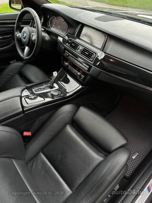 Black BMW 5 Series 2014 in Tallinn, with an engine capacity of 3.00 L and mileage of 311 thousand km for 13500 €, photo 26 on AUTOMOTO.COM.LV