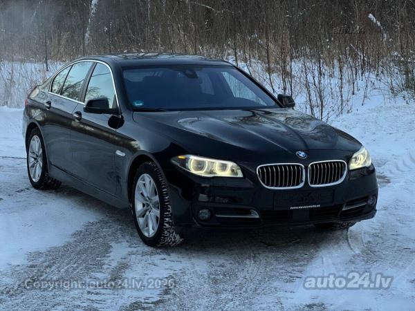 Black BMW 5 Series 2015 in Tallinn, with an engine capacity of 2.99 L and mileage of 191 thousand km for 17500 €, photo 2 on AUTOMOTO.COM.LV