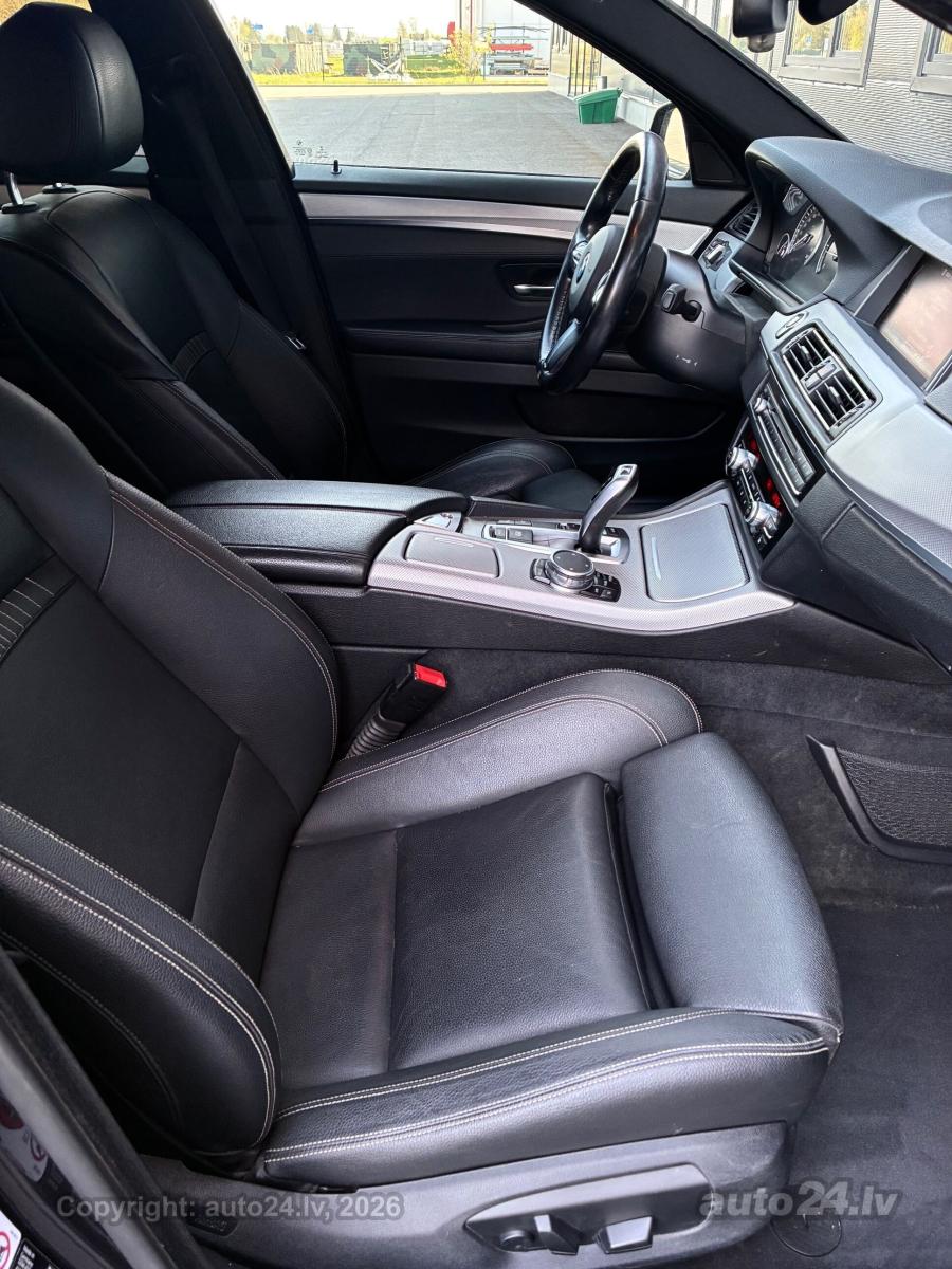 Black BMW 5 Series 2015 in Tartu, with an engine capacity of 2.00 L and mileage of 200 thousand km for 12999 €, photo 13 on AUTOMOTO.COM.LV
