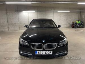 Black BMW 5 Series 2016 in Tallinn, with an engine capacity of 2.00 L and mileage of 279 thousand km for 13499 €, photo 2 on AUTOMOTO.COM.LV