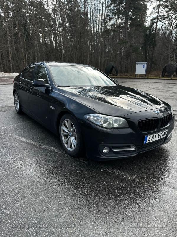 Black BMW 5 Series 2016 in Tallinn, with an engine capacity of 2.00 L and mileage of 205 thousand km for 12500 €, photo 4 on AUTOMOTO.COM.LV
