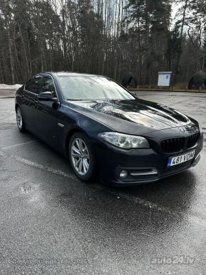 Black BMW 5 Series 2016 in Tallinn, with an engine capacity of 2.00 L and mileage of 205 thousand km for 12500 €, photo 4 on AUTOMOTO.COM.LV