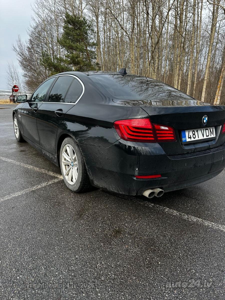 Black BMW 5 Series 2016 in Tallinn, with an engine capacity of 2.00 L and mileage of 205 thousand km for 12500 €, photo 7 on AUTOMOTO.COM.LV