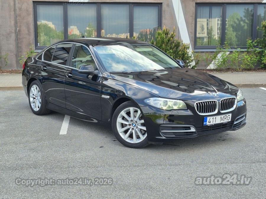 Melns BMW 5 Series 2017 Tallina, ar dzinēja tilpumu 2.00 L un nobraukumu 135 tūkst. km par 17900 €, foto 1 vietnē AUTOMOTO.COM.LV