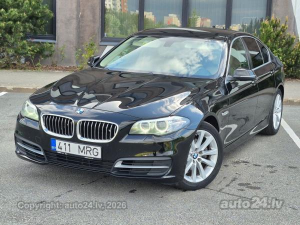 Black BMW 5 Series 2017 in Tallinn, with an engine capacity of 2.00 L and mileage of 135 thousand km for 17900 €, photo 4 on AUTOMOTO.COM.LV