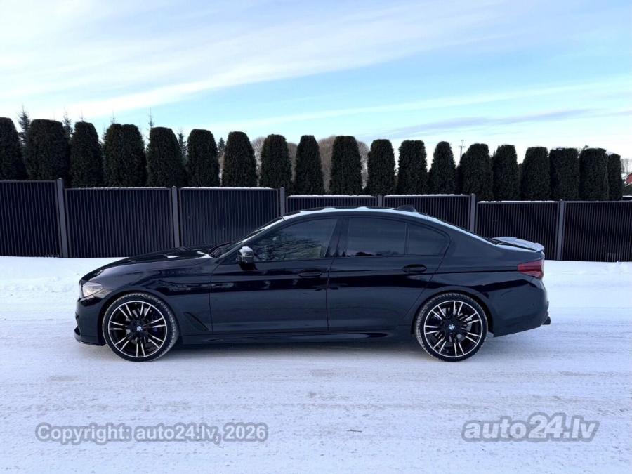 Black BMW 5 Series 2017 in Tartu, with an engine capacity of 3.00 L and mileage of 139 thousand km for 31900 €, photo 3 on AUTOMOTO.COM.LV