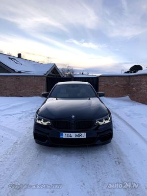 Black BMW 5 Series 2017 in Tartu, with an engine capacity of 3.00 L and mileage of 139 thousand km for 31900 €, photo 5 on AUTOMOTO.COM.LV