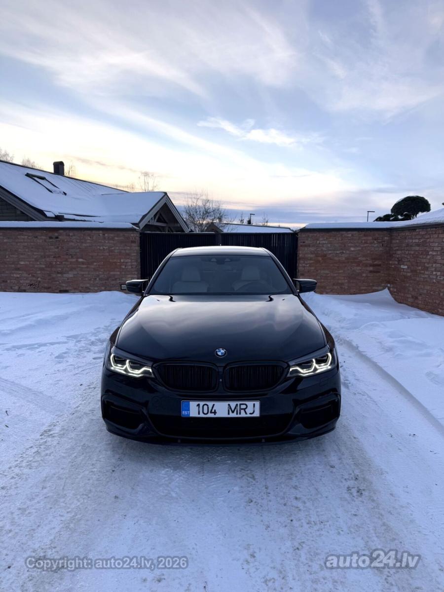 Black BMW 5 Series 2017 in Tartu, with an engine capacity of 3.00 L and mileage of 139 thousand km for 31900 €, photo 5 on AUTOMOTO.COM.LV