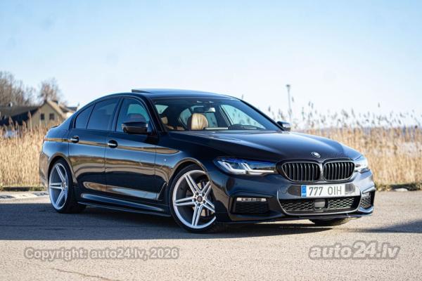 Black BMW 5 Series 2017 in Tallinn, with an engine capacity of 2.00 L and mileage of 215 thousand km for 27300 €, photo 5 on AUTOMOTO.COM.LV