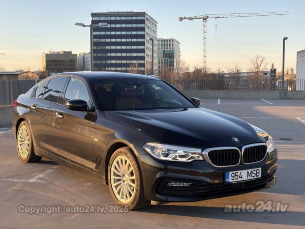 Black BMW 5 Series 2017 in Tallinn, with an engine capacity of 2.00 L and mileage of 100 thousand km for 27200 €, photo 1 on AUTOMOTO.COM.LV