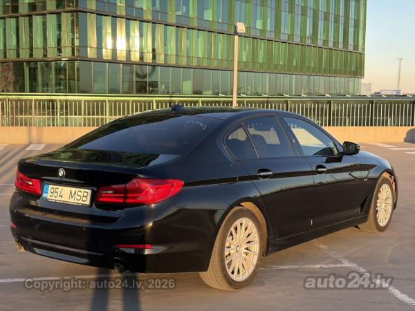 Black BMW 5 Series 2017 in Tallinn, with an engine capacity of 2.00 L and mileage of 100 thousand km for 27200 €, photo 3 on AUTOMOTO.COM.LV