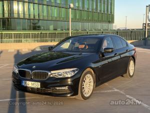 Black BMW 5 Series 2017 in Tallinn, with an engine capacity of 2.00 L and mileage of 100 thousand km for 27200 €, photo 4 on AUTOMOTO.COM.LV