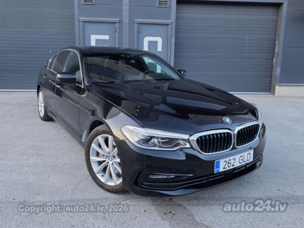 Melns BMW 5 Series 2017 Tallina, ar dzinēja tilpumu 2.00 L un nobraukumu 135 tūkst. km par 21990 €, foto  vietnē AUTOMOTO.COM.LV