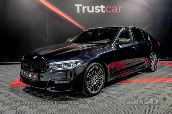 Melns BMW 5 Series 2017 Pērnava, ar dzinēja tilpumu 3.00 L un nobraukumu 187 tūkst. km par 27500 €, foto  vietnē AUTOMOTO.COM.LV
