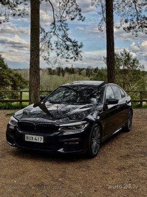 Black BMW 5 Series 2017 in Tallinn, with an engine capacity of 2.00 L and mileage of 195 thousand km for 19800 €, photo 3 on AUTOMOTO.COM.LV