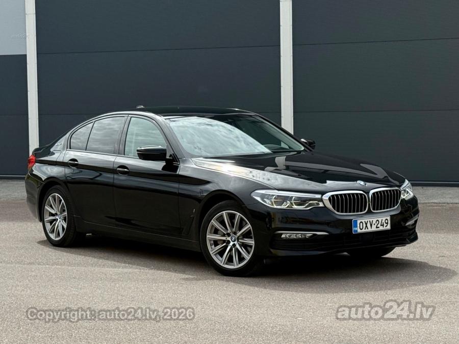 Black BMW 5 Series 2017 in Tallinn, with an engine capacity of 2.00 L and mileage of 150 thousand km for 18900 €, photo 4 on AUTOMOTO.COM.LV