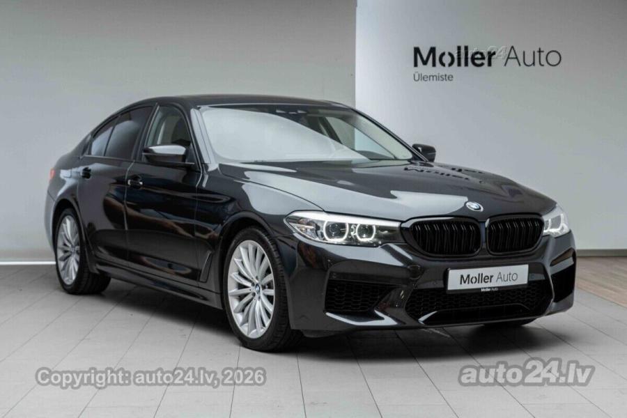 Black BMW 5 Series 2017 in Tallinn, with an engine capacity of 2.00 L and mileage of 91 thousand km for 28200 €, photo 3 on AUTOMOTO.COM.LV