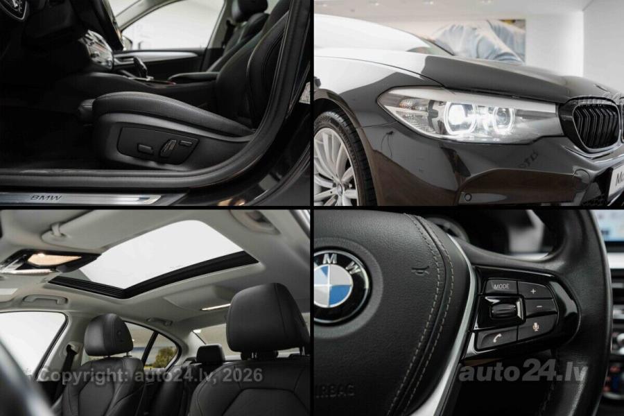 Black BMW 5 Series 2017 in Tallinn, with an engine capacity of 2.00 L and mileage of 91 thousand km for 28200 €, photo 17 on AUTOMOTO.COM.LV