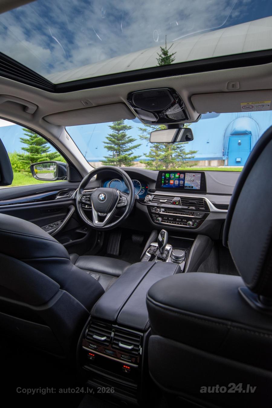 Black BMW 5 Series 2017 in Parnu, with an engine capacity of 3.00 L and mileage of 150 thousand km for 25900 €, photo 7 on AUTOMOTO.COM.LV
