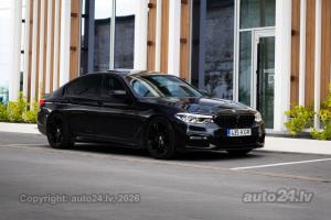 Black BMW 5 Series 2017 in Tallinn, with an engine capacity of 3.00 L and mileage of 195 thousand km for 27900 €, photo 3 on AUTOMOTO.COM.LV