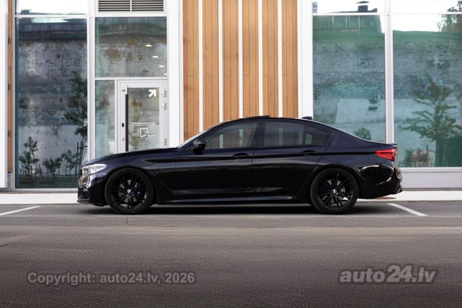 Black BMW 5 Series 2017 in Tallinn, with an engine capacity of 3.00 L and mileage of 195 thousand km for 27900 €, photo 6 on AUTOMOTO.COM.LV