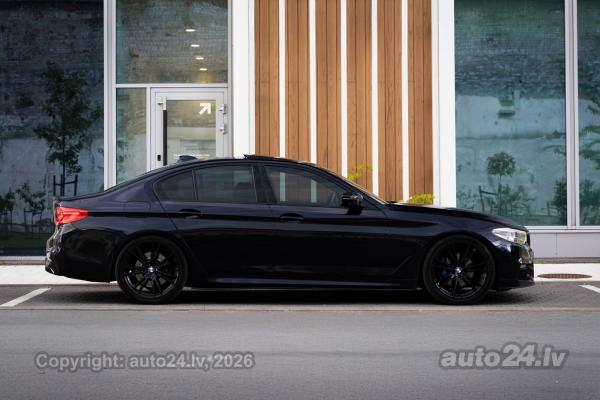 Black BMW 5 Series 2017 in Tallinn, with an engine capacity of 3.00 L and mileage of 195 thousand km for 27900 €, photo 7 on AUTOMOTO.COM.LV