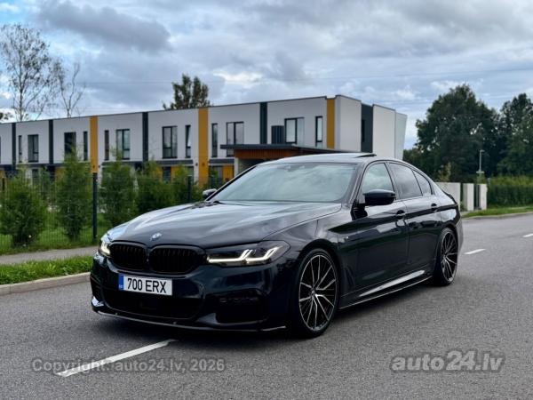 Black BMW 5 Series 2017 in Tartu, with an engine capacity of 2.00 L and mileage of 225 thousand km for 25990 €, photo 4 on AUTOMOTO.COM.LV