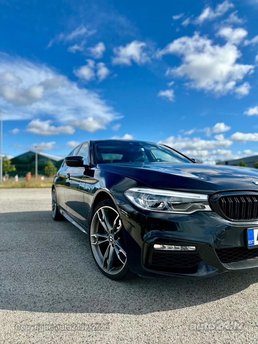 Black BMW 5 Series 2018 in Tallinn, with an engine capacity of 2.00 L and mileage of 85 thousand km for 26800 €, photo 6 on AUTOMOTO.COM.LV