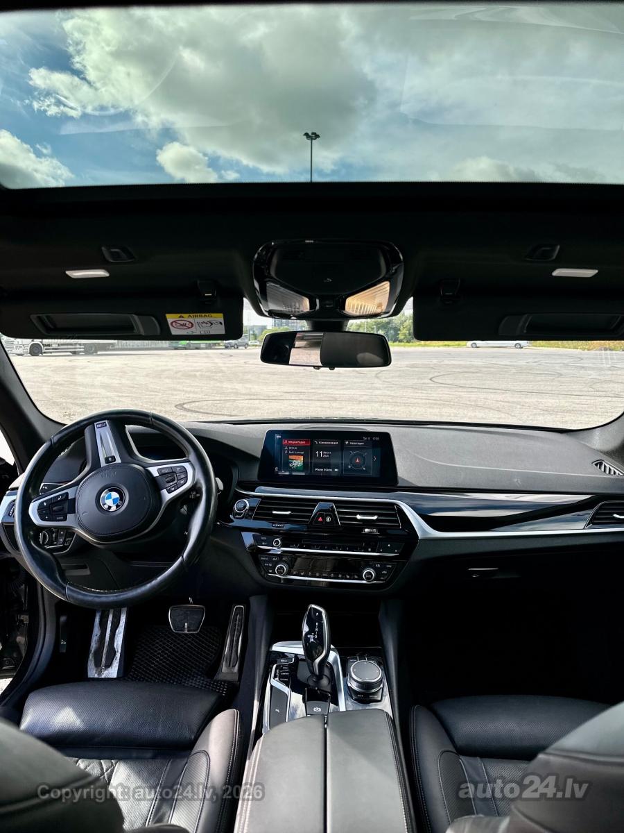 Black BMW 5 Series 2018 in Tallinn, with an engine capacity of 2.00 L and mileage of 85 thousand km for 26800 €, photo 10 on AUTOMOTO.COM.LV
