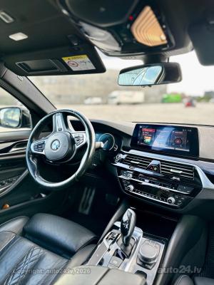 Black BMW 5 Series 2018 in Tallinn, with an engine capacity of 2.00 L and mileage of 85 thousand km for 26800 €, photo 11 on AUTOMOTO.COM.LV