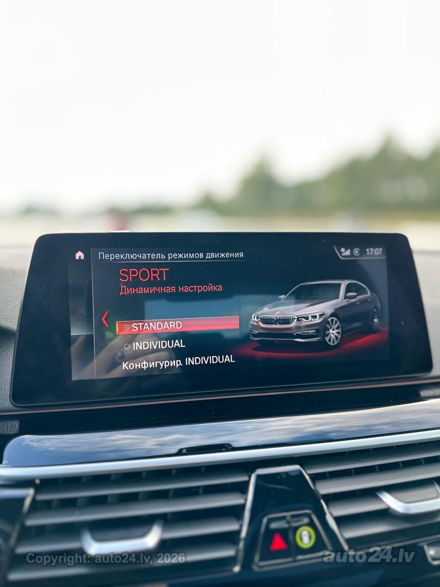 Black BMW 5 Series 2018 in Tallinn, with an engine capacity of 2.00 L and mileage of 85 thousand km for 26800 €, photo 12 on AUTOMOTO.COM.LV